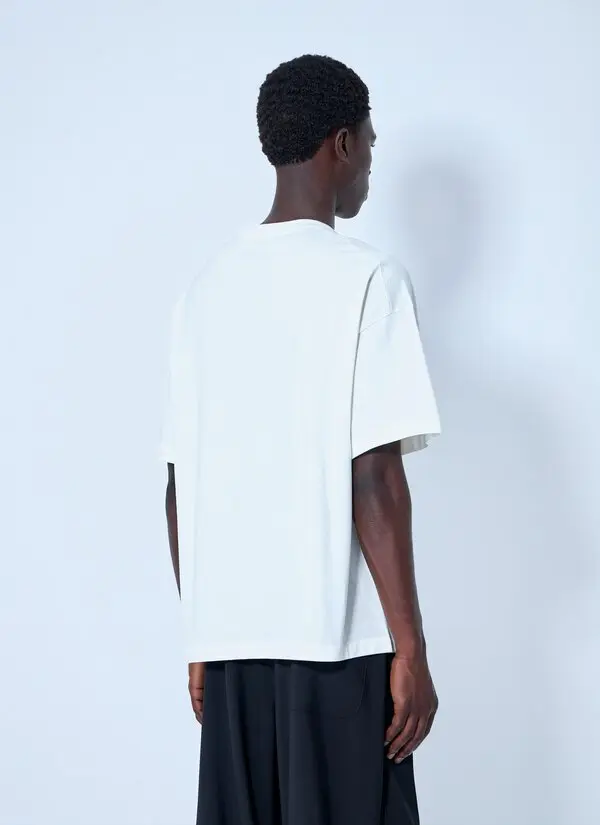JIL SANDER Cotton Jersey Crewneck T-shirt - White