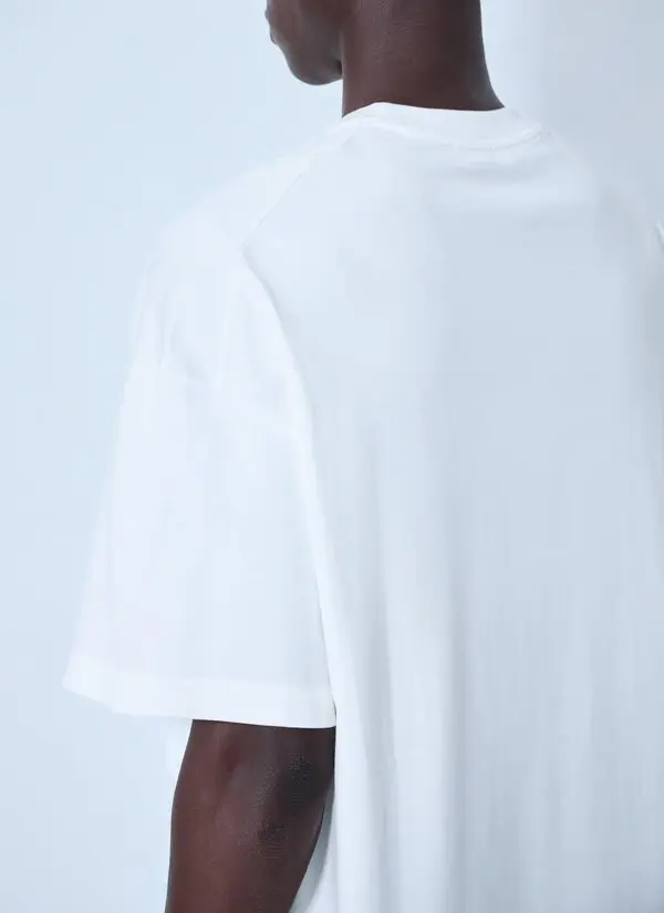 JIL SANDER Cotton Jersey Crewneck T-shirt - White