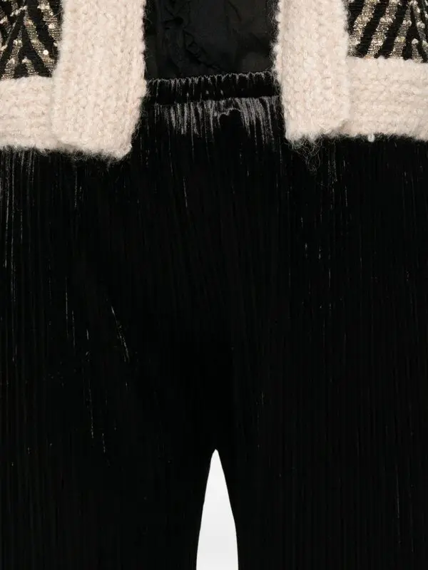 FORTE_FORTE Pleated Trousers - Multicolor