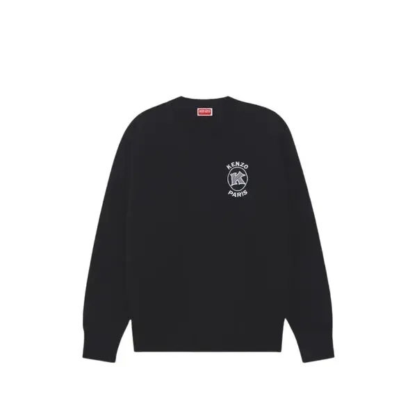 Kenzo Cotton Jumper - Black