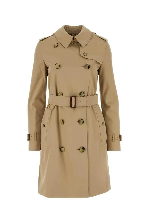 Burberry Beige Cotton Trench Coat