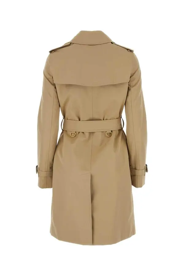 Burberry Beige Cotton Trench Coat