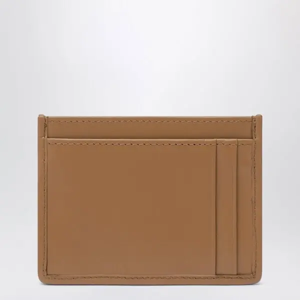Miu Miu Caramel Card Holder In Matelasse Nappa Leather - Cream