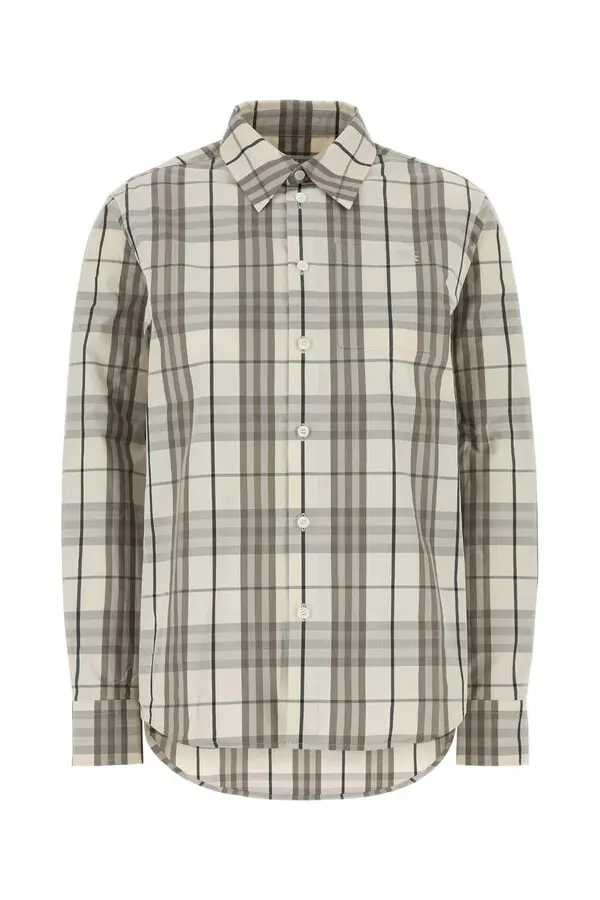Burberry Embroidered Poplin Shirt