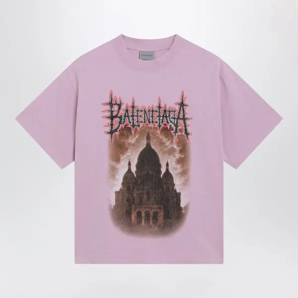 Balenciaga Cotton T-shirt - Pink