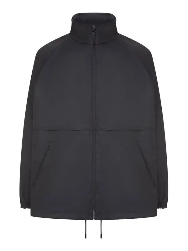 Saint Laurent Technical Fabric Wind Jacket - Blue