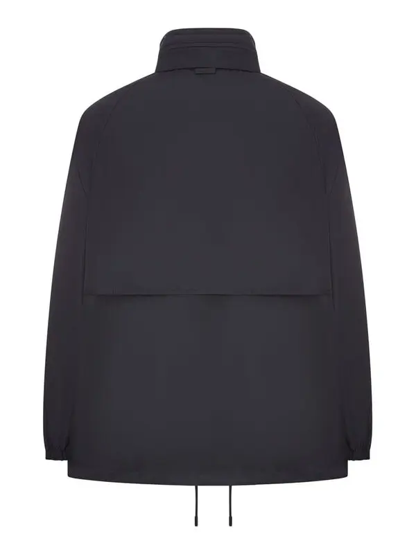 Saint Laurent Technical Fabric Wind Jacket - Blue
