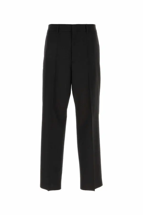 Valentino Garavani Wool Trousers - Black
