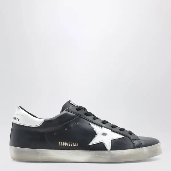 GOLDEN GOOSE And White Super-star Sneakers - Black