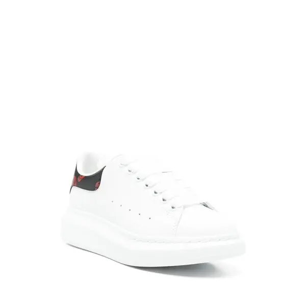 Alexander McQueen Leather Skull Trainers - White
