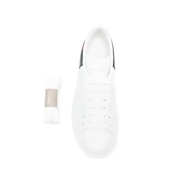 Alexander McQueen Leather Skull Trainers - White