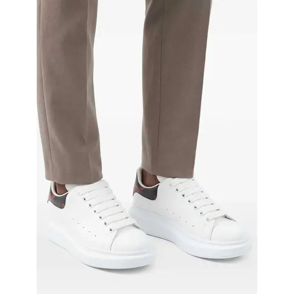 Alexander McQueen Leather Skull Trainers - White