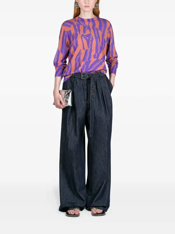 Dries Van Noten Belted Jeans
