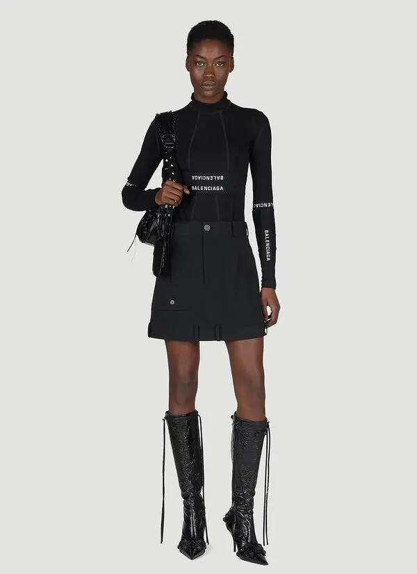 Balenciaga Deconstructed Mini Skirt