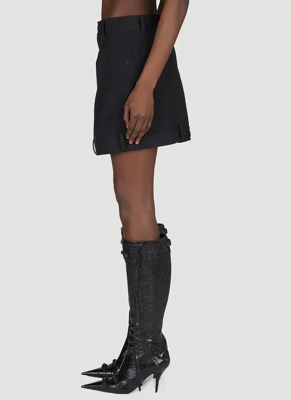 Balenciaga Deconstructed Mini Skirt