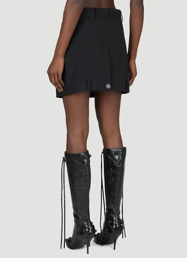 Balenciaga Deconstructed Mini Skirt