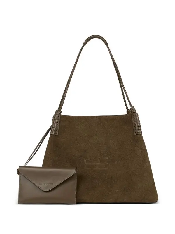 Etro Large Leather Tote Bag