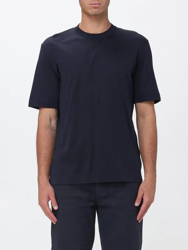 Zegna Cotton And Silk T-shirt