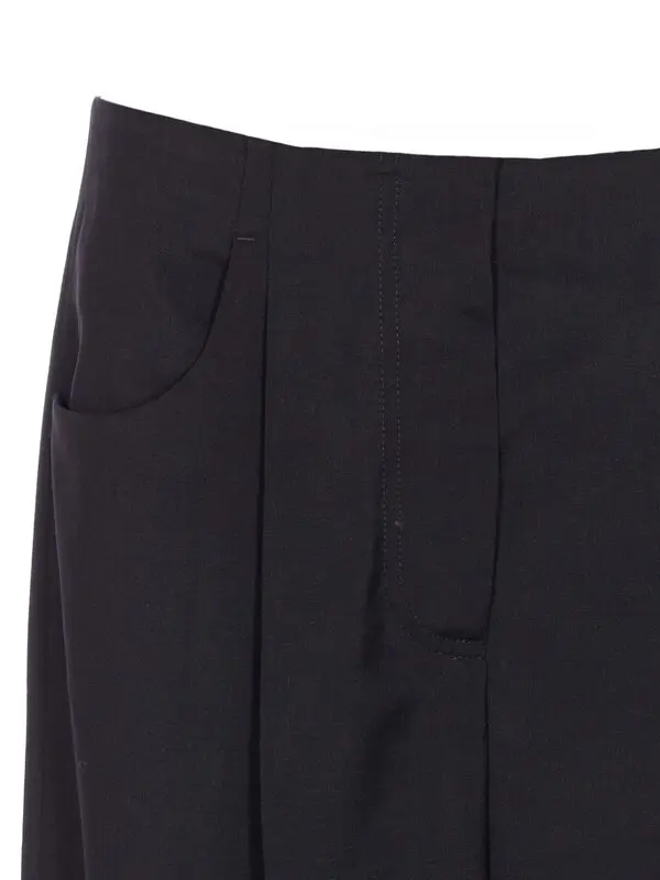 Fendi Wool Wide-leg Trousers