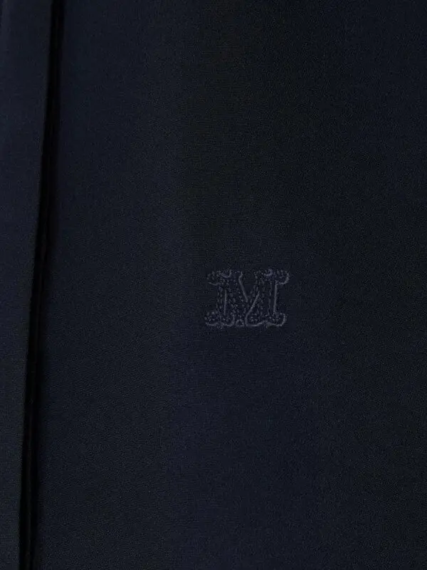 Max Mara Silk Crêpe De Chine Shirt - Blue