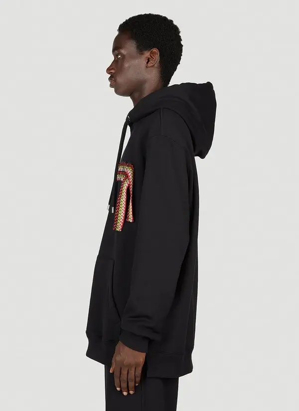 LANVIN Curblace Hooded Sweatshirt - Black