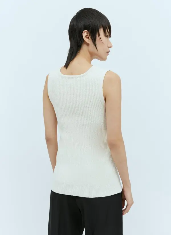 TOTEME Bouclé Knit Tank Top