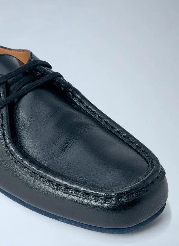 JIL SANDER Leather Moccasin Shoes
