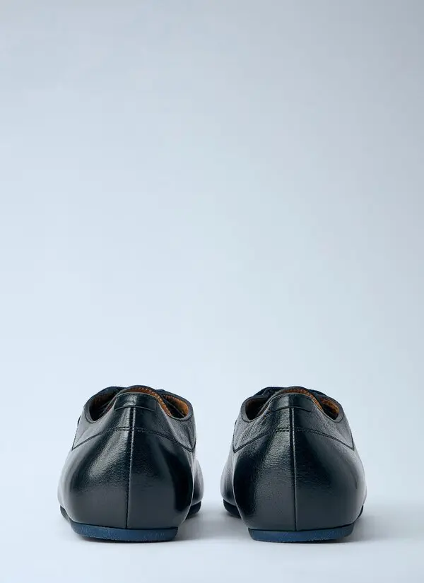JIL SANDER Leather Moccasin Shoes