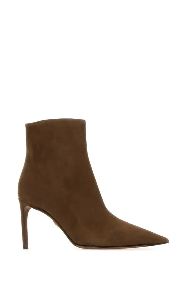 Dolce & Gabbana Suede Ankle Boots - Brown