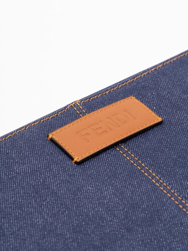 Fendi Flat Pouch Denim