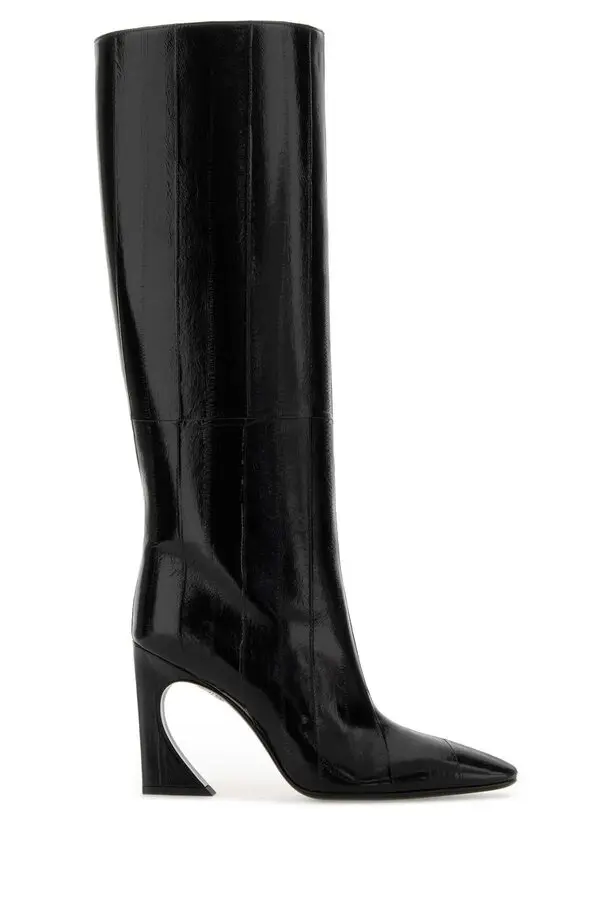 Fendi Leather Arco Boots
