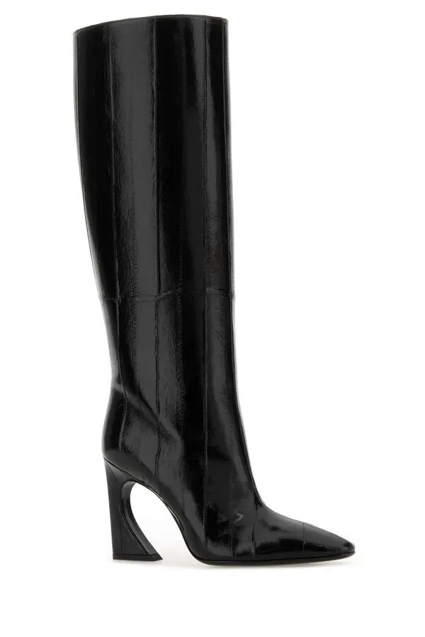 Fendi Leather Arco Boots