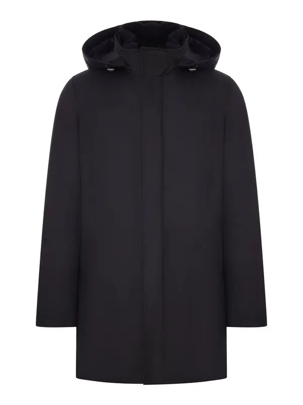 Herno Technical Hooded Parka - Black