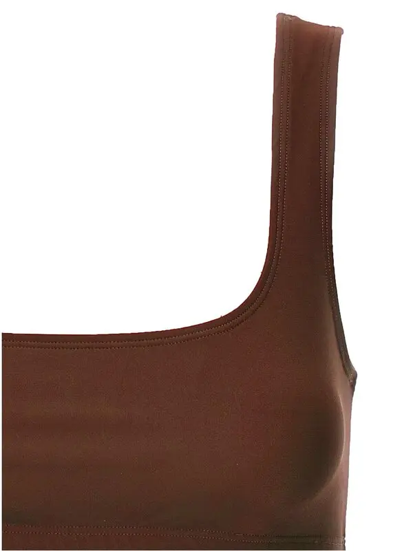 Andamane Hollywood Lycra Top - Brown