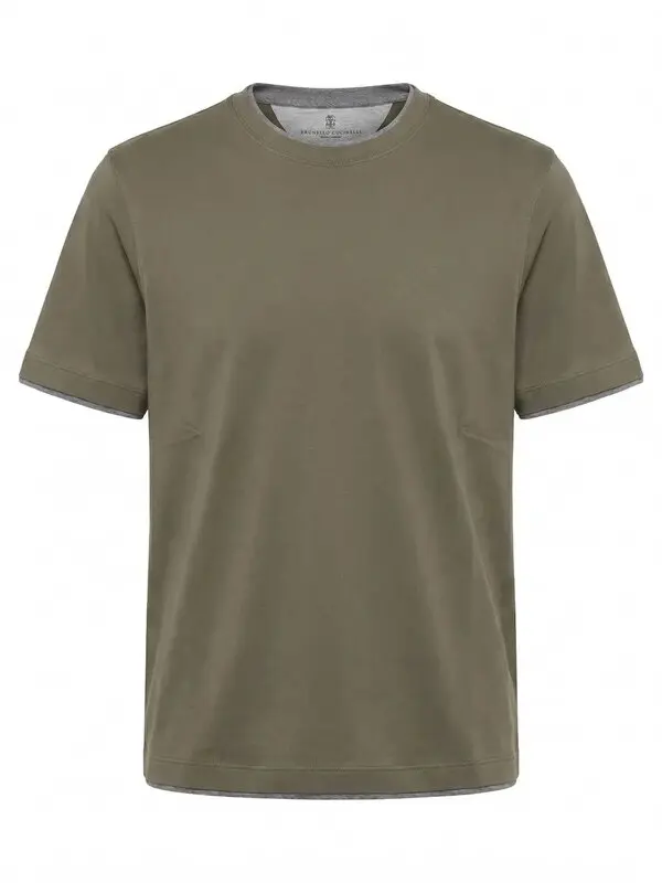 Brunello Cucinelli T-shirt With Faux-layering