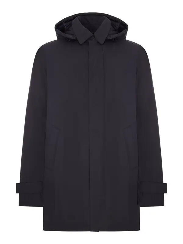 Herno Technical Coat With Hood