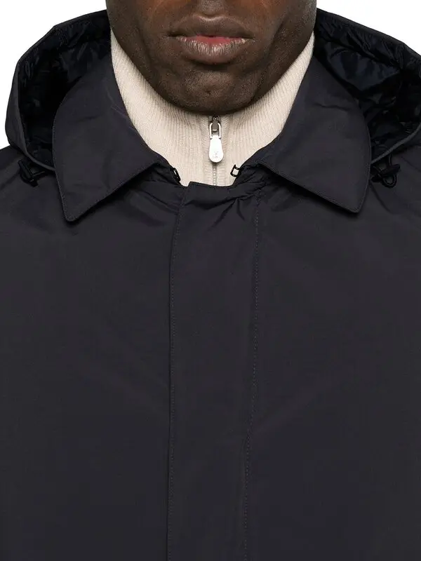 Herno Technical Coat With Hood