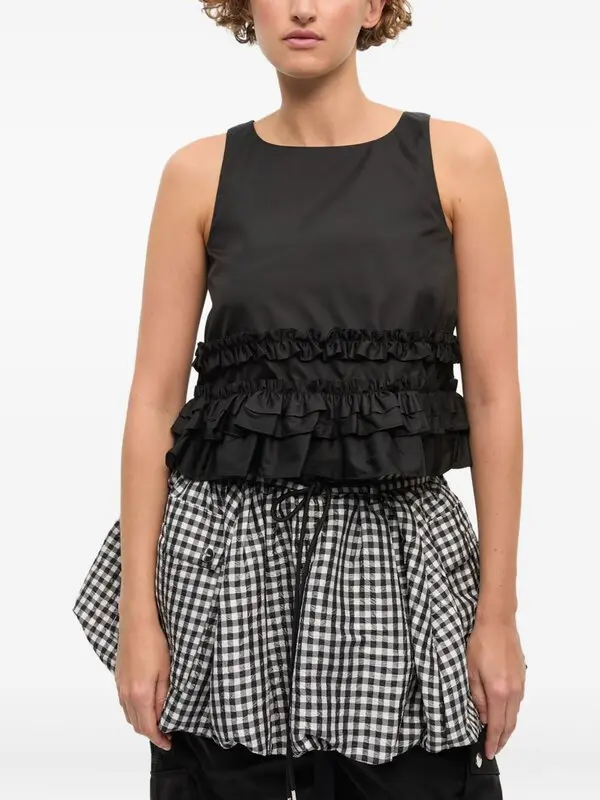 GANNI Nylon Tank Top