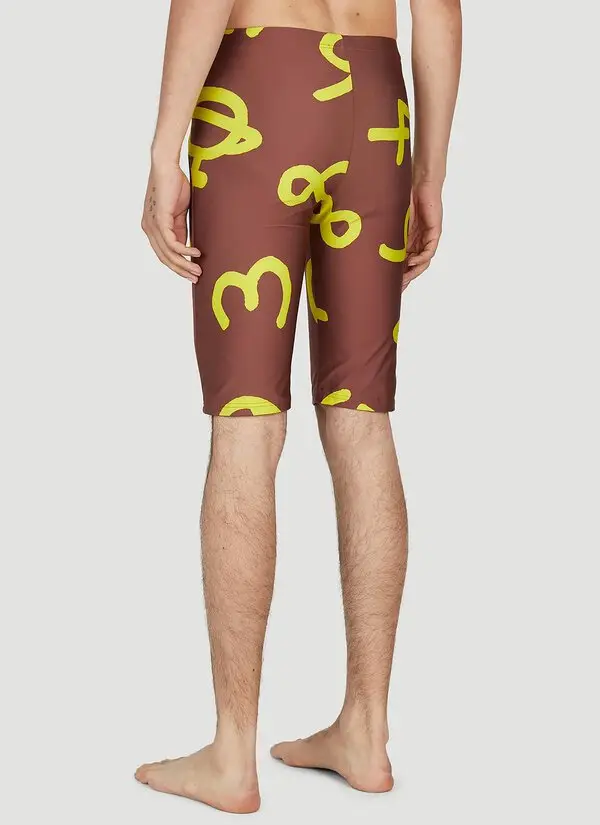 VIVIENNE WESTWOOD Graphic Print Swim Bermudas