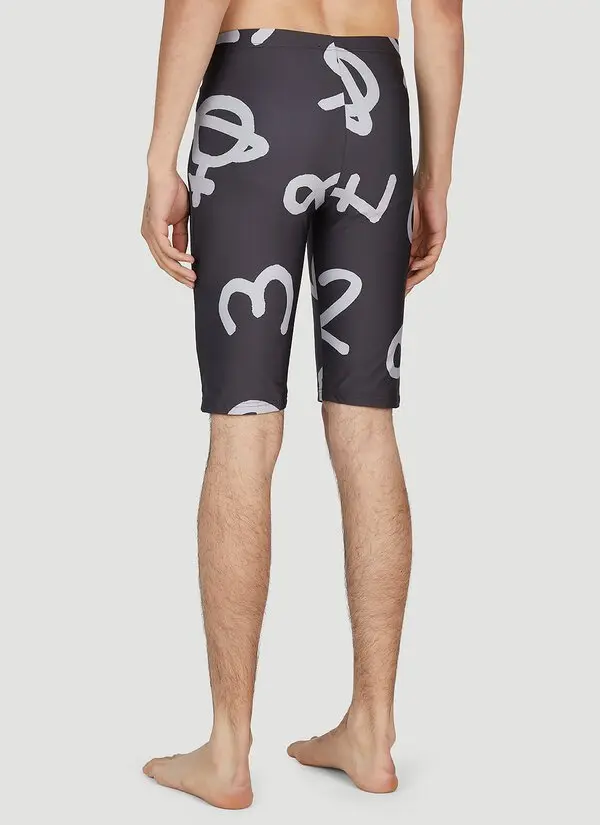 VIVIENNE WESTWOOD Graphic Print Swim Bermudas