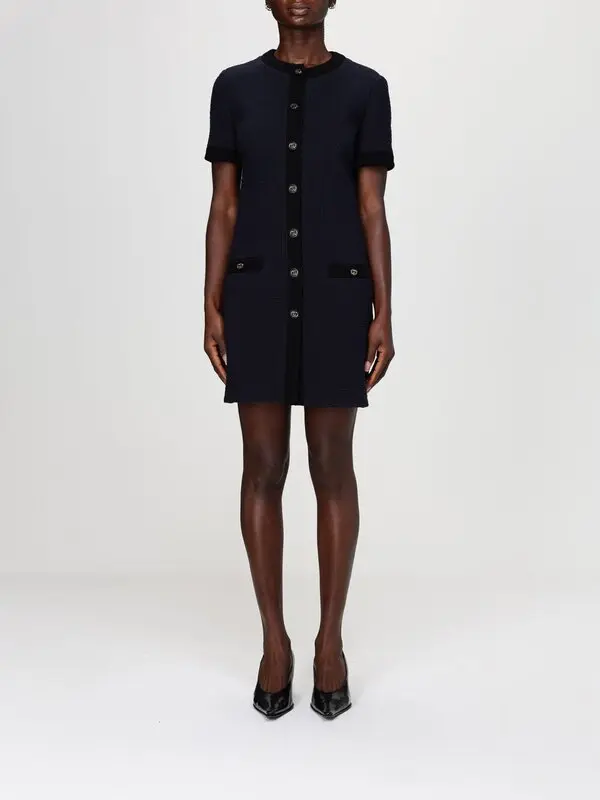 Gucci Wool Blend Chemisier Dress