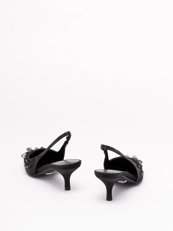 Prada Raso Slingback Pumps - Multicolor