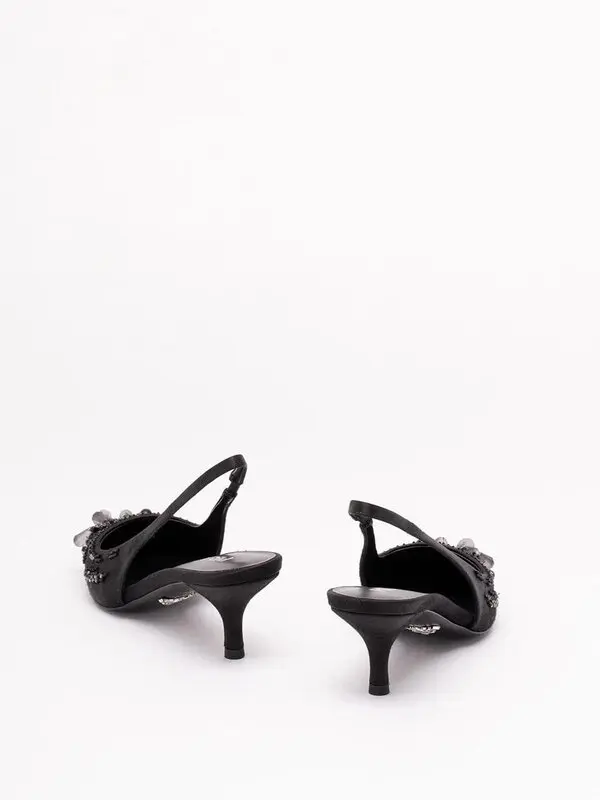 Prada Raso Slingback Pumps - Multicolor