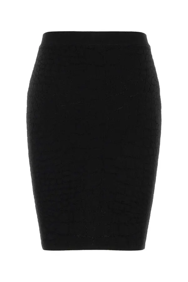 Balmain Stretch Viscose Blend Skirt
