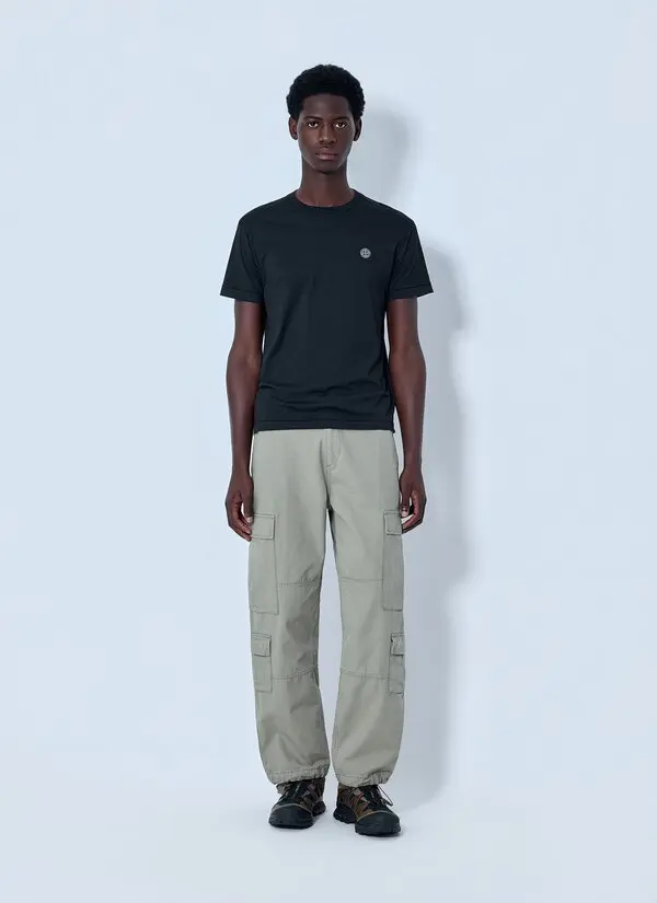 Stone Island Cotton Jersey Logo T-shirt