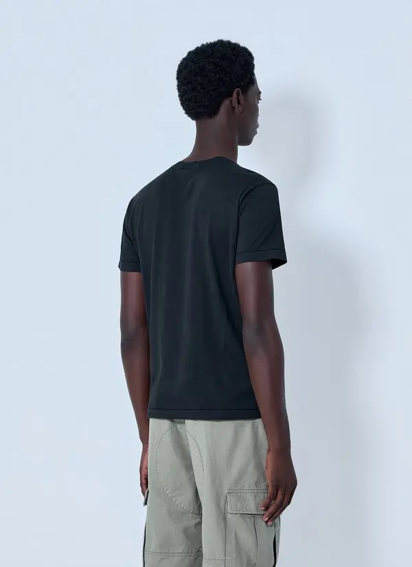 Stone Island Cotton Jersey Logo T-shirt