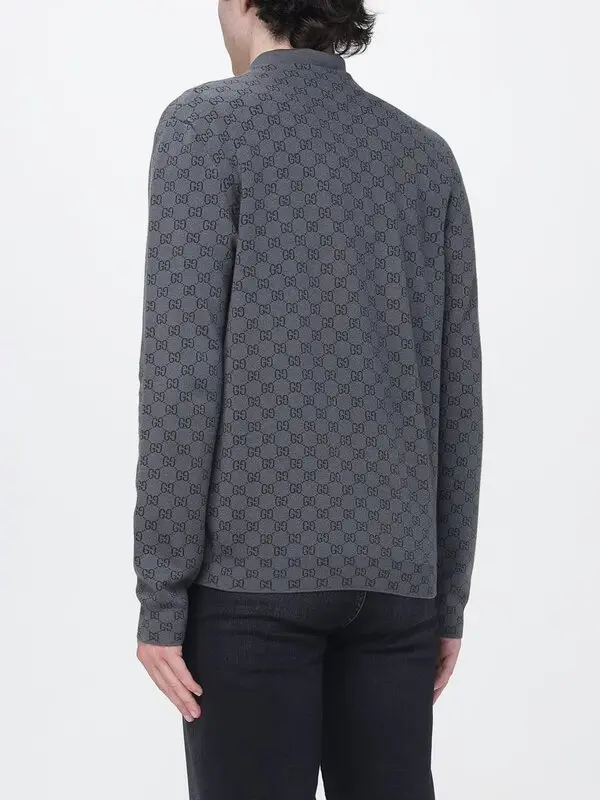 Gucci Gg Jacquard Wool-blend V-neck Cardigan
