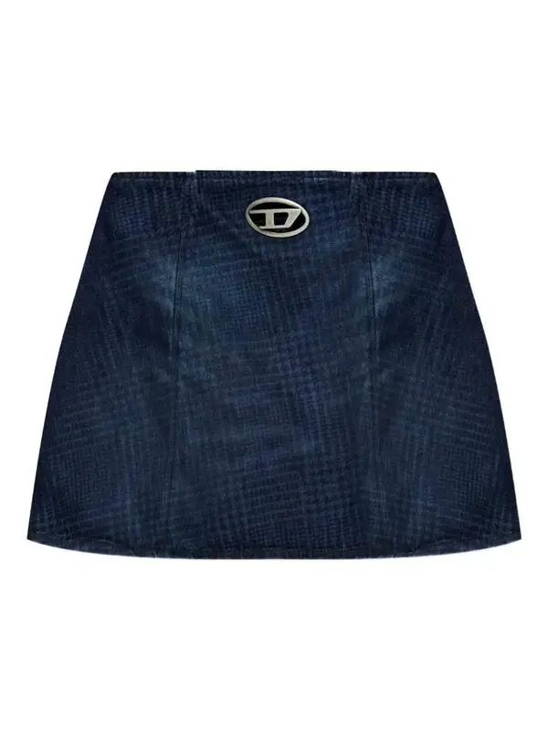 DIESEL® De-sweny-s1 Denim Miniskirt