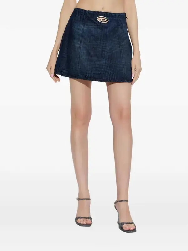 DIESEL® De-sweny-s1 Denim Miniskirt