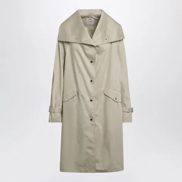 TOTEME Oversized Cotton Trench Coat - Cream